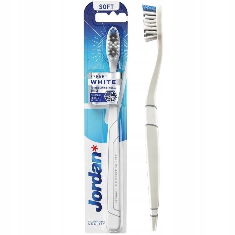 Szczoteczka do Zębów Jordan Expert White Miękkie Włosie Jordan - Cena ...