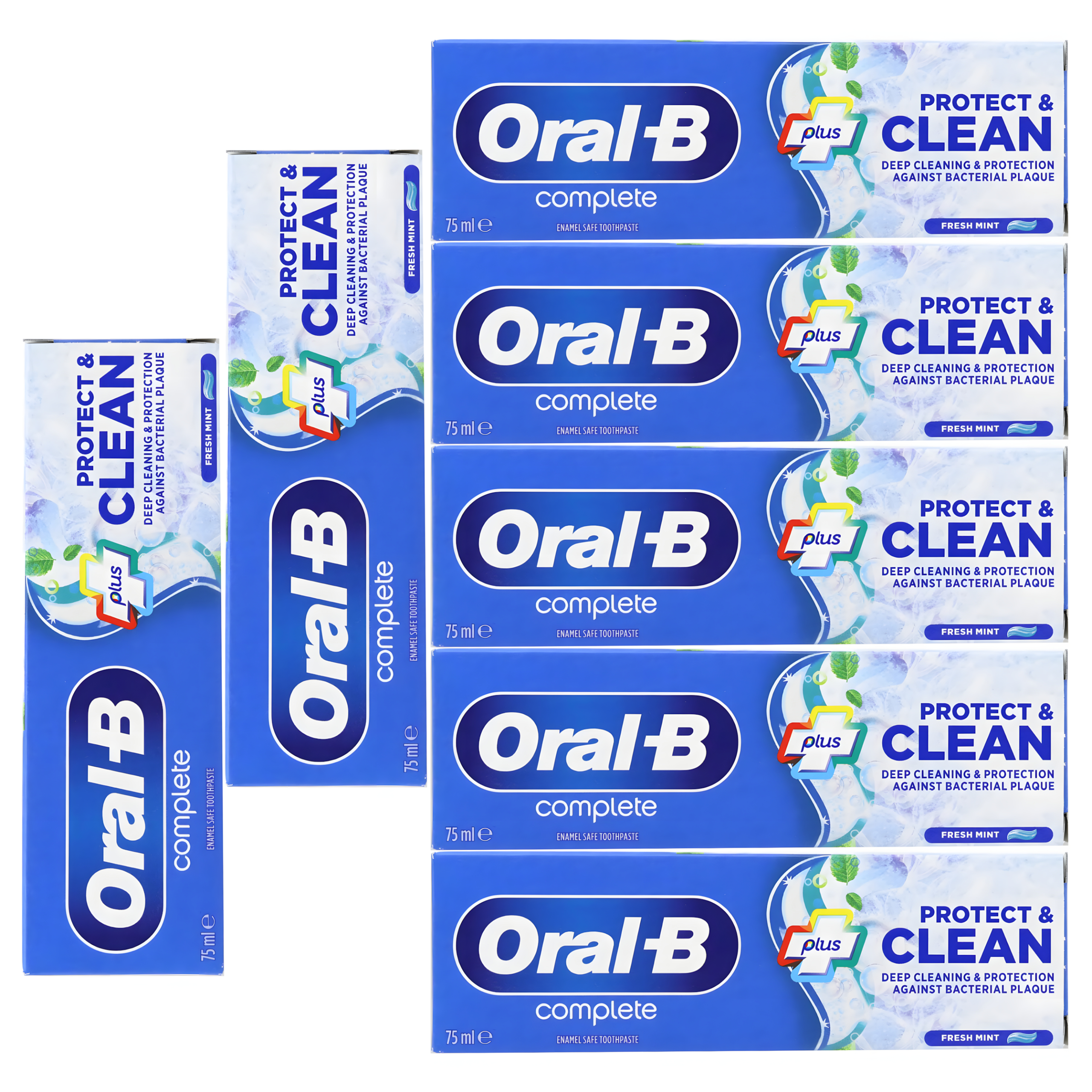 Pasta do Mycia Zębów Oral-B Complete Plus Protect + Clean 75ml - 7szt ...